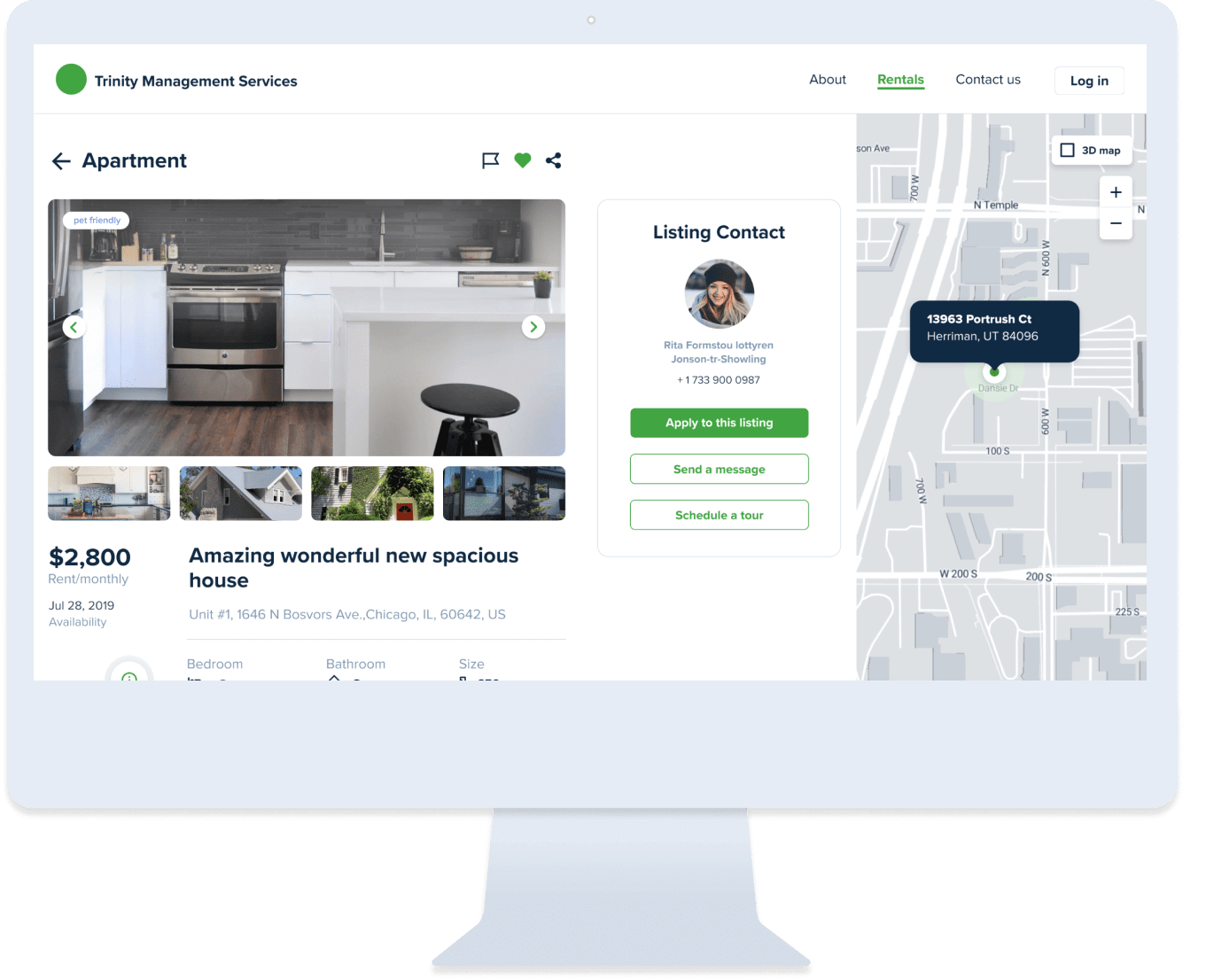 Create a rental property website: rental listings website by TenantCloud